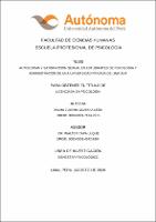 Autoestima y satisfacción sexual en estudiantes de psicología y ...